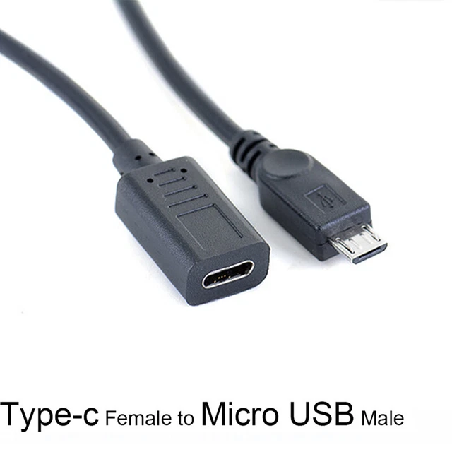 TYPE-C FEMALE TO Micro USB Male Converter Cable Adapter OTG Connecto L3 ...
