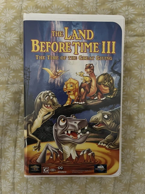 THE LAND BEFORE Time III: The Time of Great Giving (VHS, 1995 ...