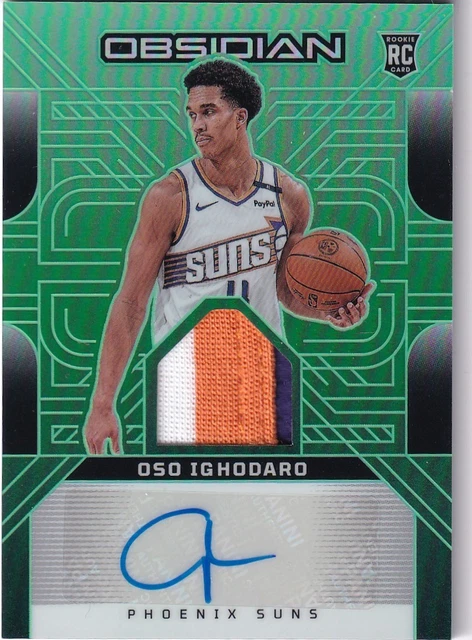 2024-25 PANINI OBSIDIANA NBA N º Rji-Oso Ighodaro Rookie Parche Coche ...