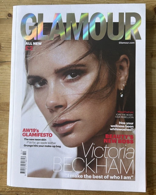 GLAMOUR UK BEAUTY Book Magazine Victoria Beckham ‘make the best of you ...