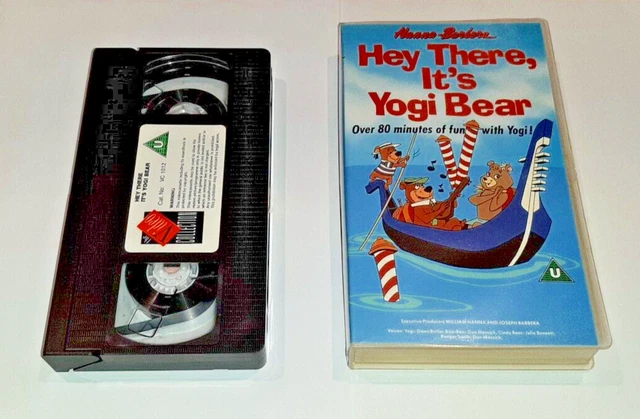 HEY THERE IT'S Yogi Bear VHS Video Tape, Hanna-Barbera 1985 £8.50 ...