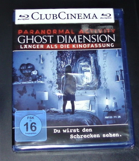 PARANORMAL ACTIVITY GHOST Dimension Esteso Cut blu ray Veloce ...