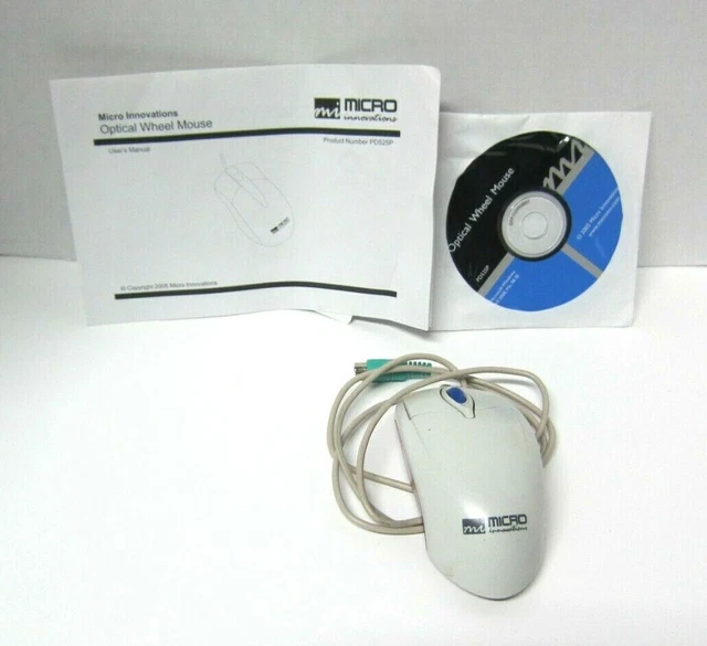 MICRO INNOVATIONS MI Optical Wheel Mouse 010132701 Computer $5.95 ...