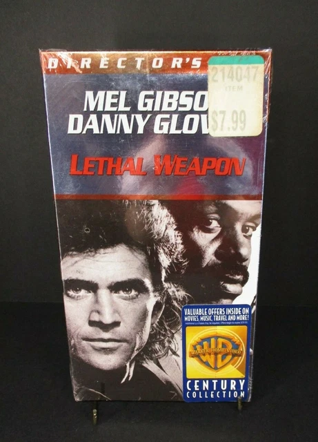 LETHAL WEAPON (VHS, 1998, Directors Cut) Mel Gibson, Gary Busey, Danny ...