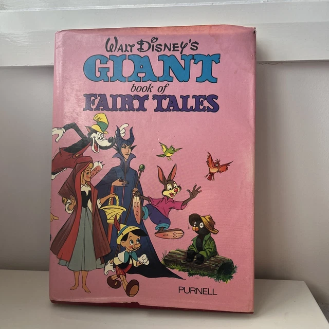 WALT DISNEY'S GIANT Book Of Fairy Tales - 1972 Vintage Hardcover Book £ ...