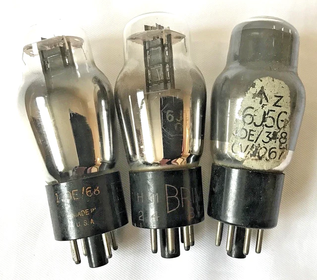 RARE 6J5 X3 Tube Valve STC For QUAD II Tannoy Leak Decca Decola Valve ...