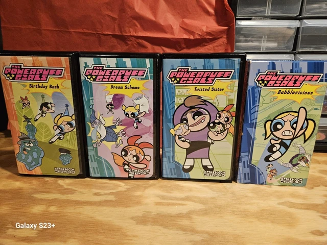 POWERPUFF GIRLS VHS Lot Birthday, Dream, Twisted, Bubblevicious ...