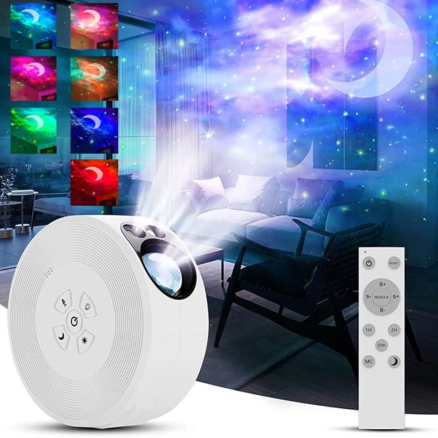 3D AURORA GALAXY LED Starry Sky Star Projector Light Nebula Night Lamp ...
