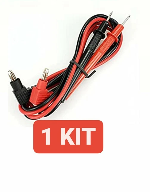 PUNTALINI ELETTRICI PER Tester Multimetro Analogico Digitale Cavi ...