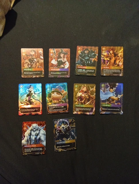 RIFTBOUND LEAGUE OF Legends 10 x Legend Foils £12.94 - PicClick UK