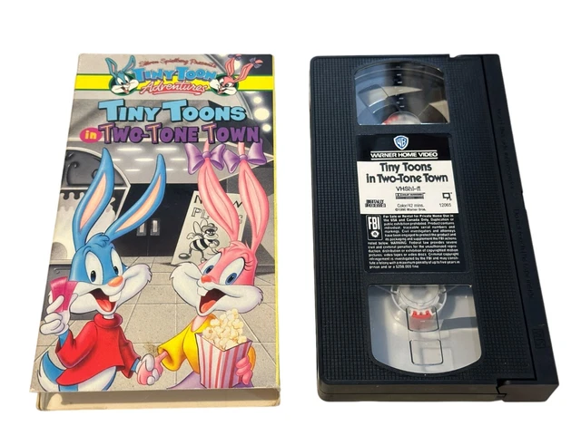 TINY TOONS IN Two Tone Town VHS Warner 1993 Tiny Toon Adventures ...