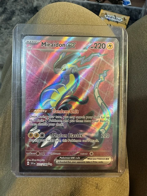 POKÉMON TCG MIRAIDON ex Scarlet & Violet Base Set 227/198 Holo Ultra ...