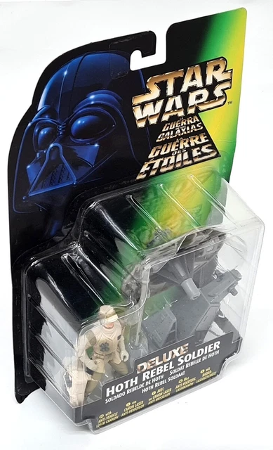 KENNER DELUXE HOTH Modellino Soldato Ribelle Antiveicolo Laser Canon ...