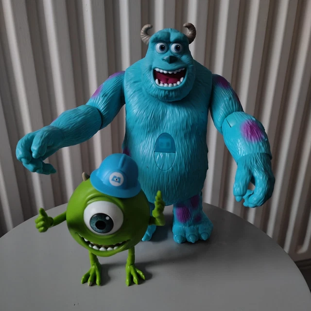DISNEY MONSTERS INC Mattel Interactable Talking Poseable Sully & Mike ...