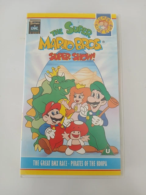 THE SUPER MARIO Bros. Super Show! The Great BMX Race DIC Cartoon VHS ...