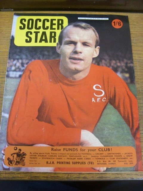 10/05/1968 SOCCER STAR Magazine: Vol 16 No 35 - Sunderland - Calvin ...