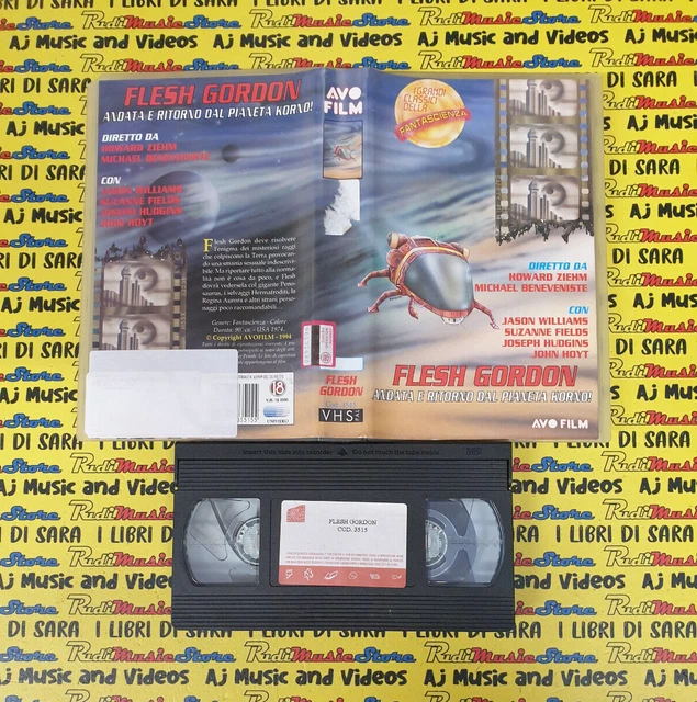 VHS FILM FLESH GORDON jason williams suzanne fields joseph hudgins 1994 ...