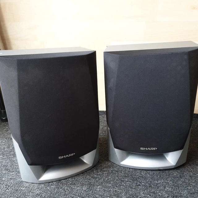SHARP CP-BA1200H SPEAKER System Silver 20W 8 Ohms - UK Seller Fast ...