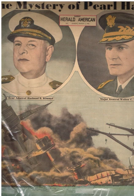 CHICAGO HERALD AMERICAN PICTORIAL REVIEW Mar. 1, 1942 MYSYTERY of PEARL ...