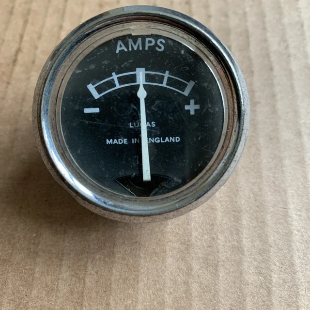 LUCAS + - Ammeter Tested Works BSA Norton Triumph £34.99 - PicClick UK