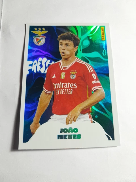 JOÃO NEVES BENFICA FRESH HOLOGRAPHIC Sticker PANINI 2023 24 EUR 5,00 ...