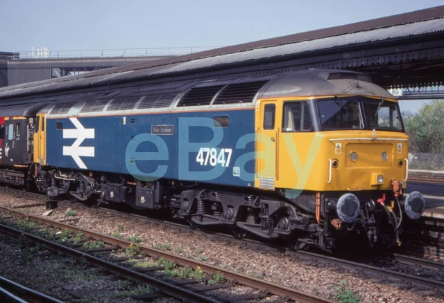 35MM RAILWAY SLIDE of Class 47 47847 @ Reading Copyright to Buyer £4.99 ...