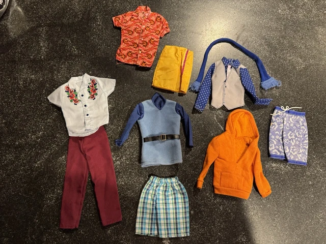 LOT OF KEN Barbie Mattel Clothes Fashions for Dolls $32.83 - PicClick AU