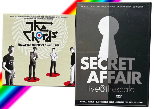 THE CHORDS RECHORDINGS 1978 - 1981 CD Box set + Secret Affair DVD Mod ...