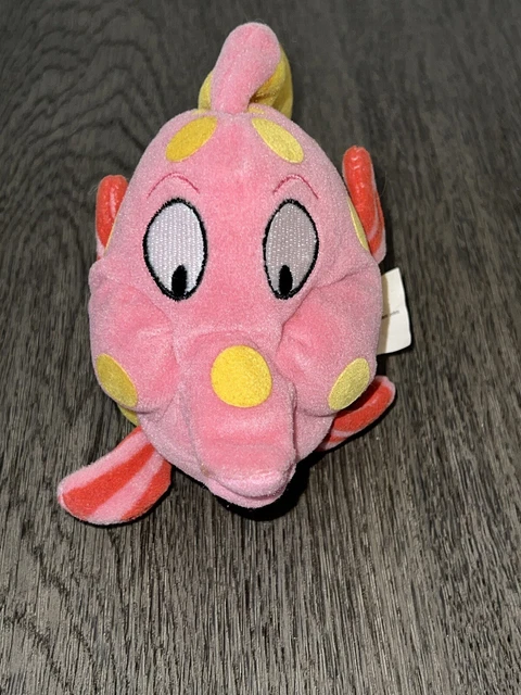 WALT DISNEY THE Little Mermaid Undersea Pink Spotty Critter Fish Ariel ...