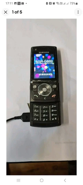 SAMSUNG SGH G600 - Ebony Black (Unlocked) Mobile Phone £7.58 - PicClick UK