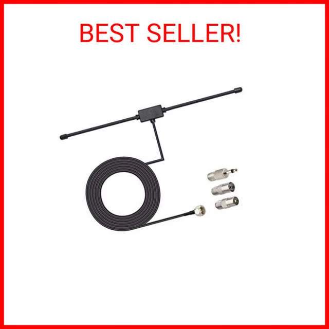 FM RADIO DIPOLE Antenna for Stereo Receiver Indoor Pioneer Onkyo Yamaha ...
