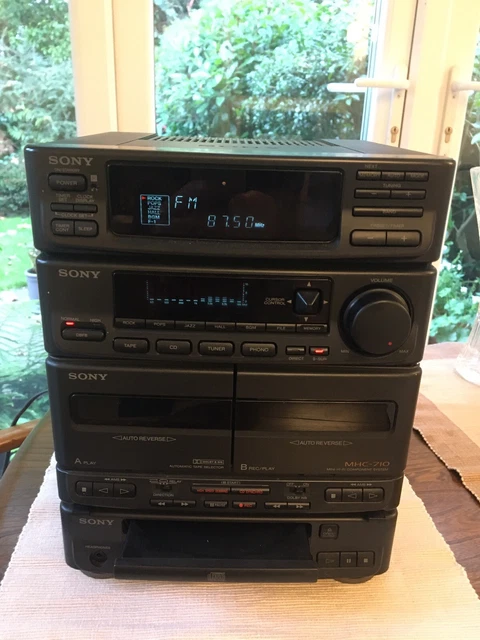SONY MINI HI-FI Component System - Mhc-710 - For Repair Or Parts- Model ...