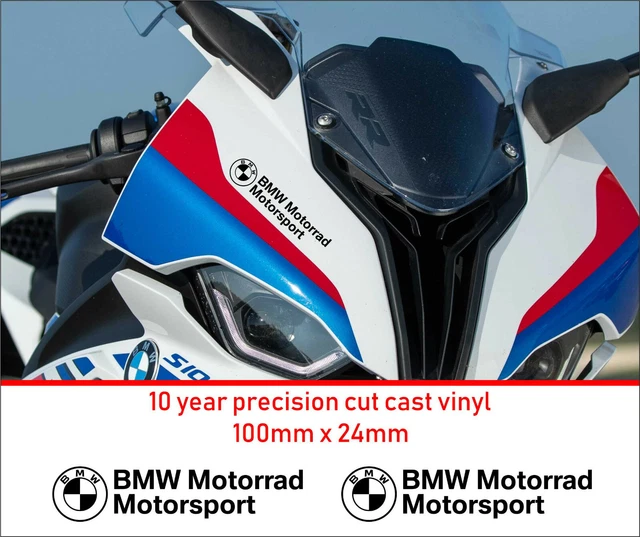 BMW MOTORRAD MOTORSPORT Premium Decals Stickers 10 year Vinyl ...
