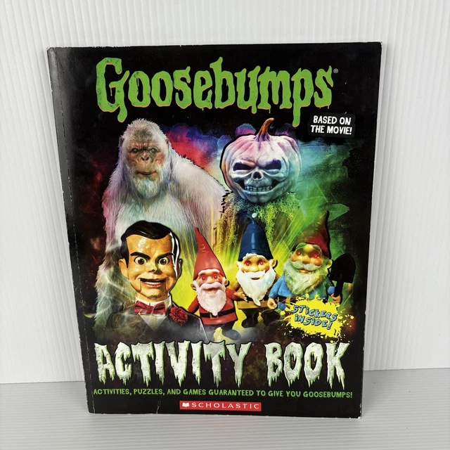 GOOSEBUMPS THE MOVIE: Activity Book with Stickers by Dewin, Howie R L ...