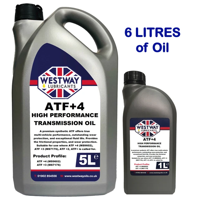 ATF +4 AUTOMATIC Transmission Fluid MS-9602 MS-7176 Chrysler Jeep Dodge ...