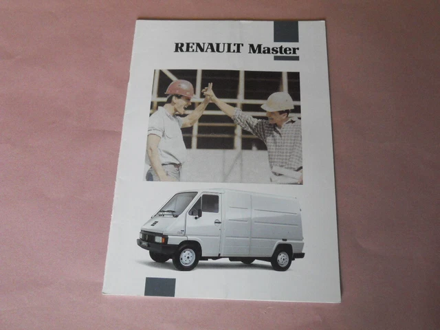 RENAULT MASTER UTILITAIRE brochure catalogue documentation prospectus ...