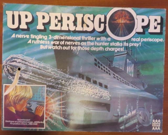 VINTAGE UP PERISCOPE Battleship Board Game Denys Fisher 1970’s. £20.00 ...