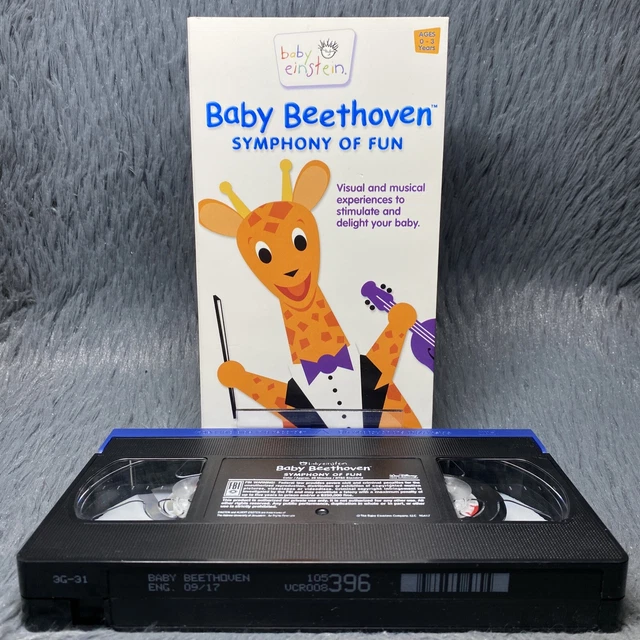 Walt Disney Baby Einstein Baby Beethoven Vhs Tape 2002 Symphony Of
