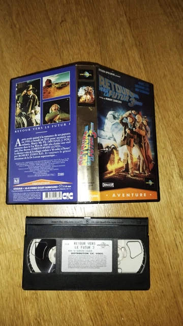 VHS RETOUR VERS le futur 3 cassette video CIC k7 back to the EUR 18,00 - PicClick FR