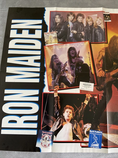 IRON MAIDEN / Metallica Large Poster Original Advert/ Poster/Clipping £ ...