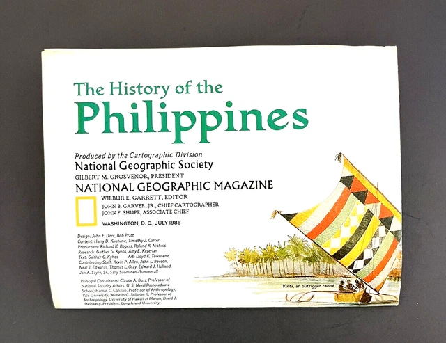 VTG. ~ THE History Of The Philippines~National Geographic Society-July ...