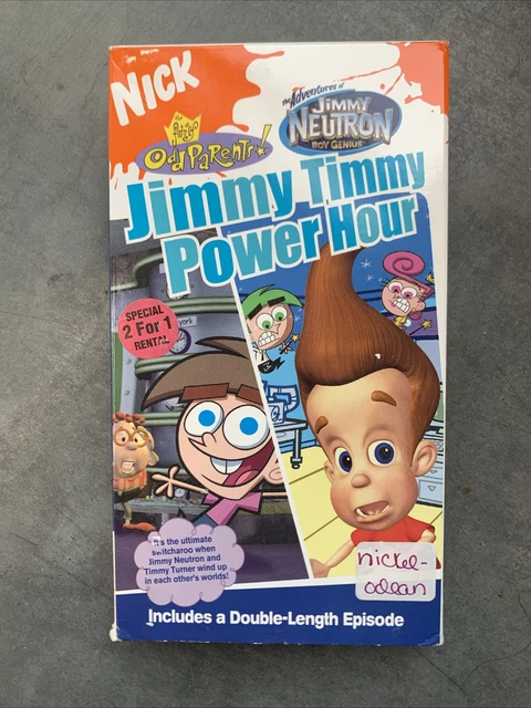 JIMMY TIMMY POWER Hour Jimmy Neutron/Fairly Odd Parents! (VHS ...