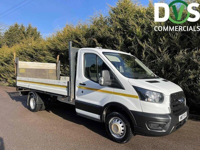 2021 FORD TRANSIT 2.0 350 EcoBlue Leader LWB DROPSIDE TAIL LIFT - DRW ...