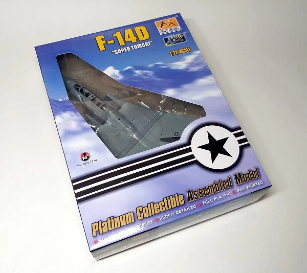 EASY MODEL AIRCRAFT Model 1/72 F-14D Super Tomcat VF-2 USS Airplane ...