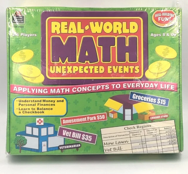 TEACHER CREATED RESOURCES TCR 7804 Real World Math: Unexpected Events ...