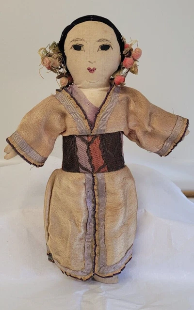 VINTAGE 1950'S JAPANESE Cloth Doll 30cm Tall £78.68 - PicClick UK