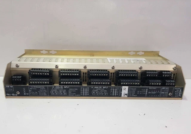 KONGSBERG RAI-16XE REMOTE Analogue Input Module 329714 Rev.b5 $949.05 ...