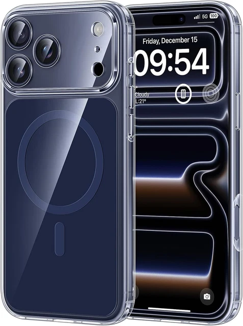 TAURI MAGNETIC FOR iPhone 17 Pro Max Case Compatible with MagSafe [Camera Lens £24.76 - PicClick UK