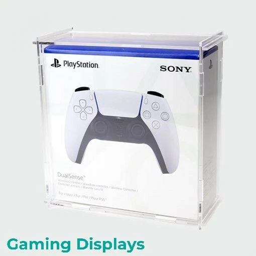 CLEAR ACRYLIC PLAYSTATION 5 Boxed DualSense Controller Display Case ...