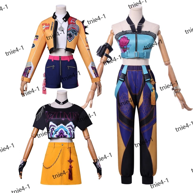 2026 K-POP DEMON Hunters Rumi Zoey Mila Cosplay Costume Halloween White Suit New £55.18 ...